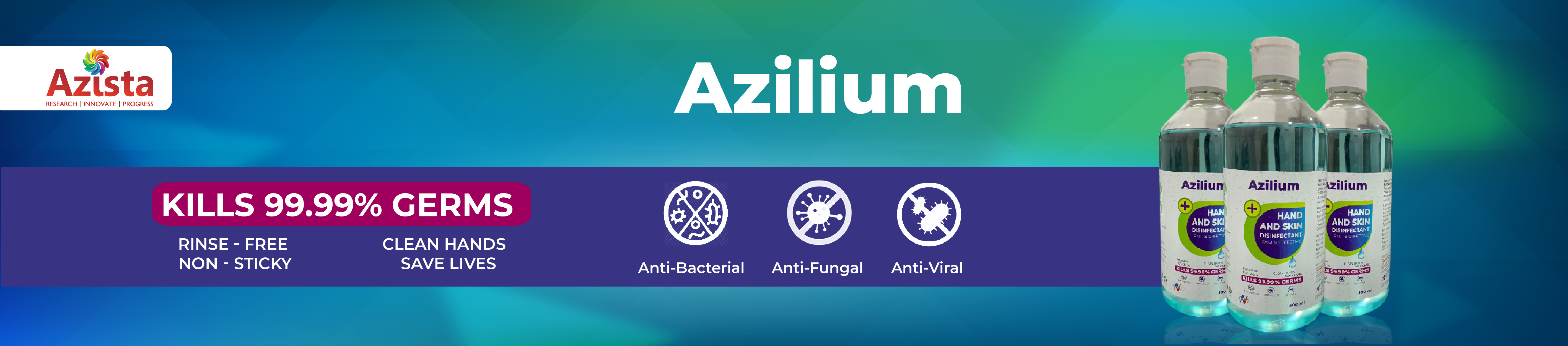 Azilium Hand Sanitizer, Hand Disinfectant Manufacturer and Bulk ...